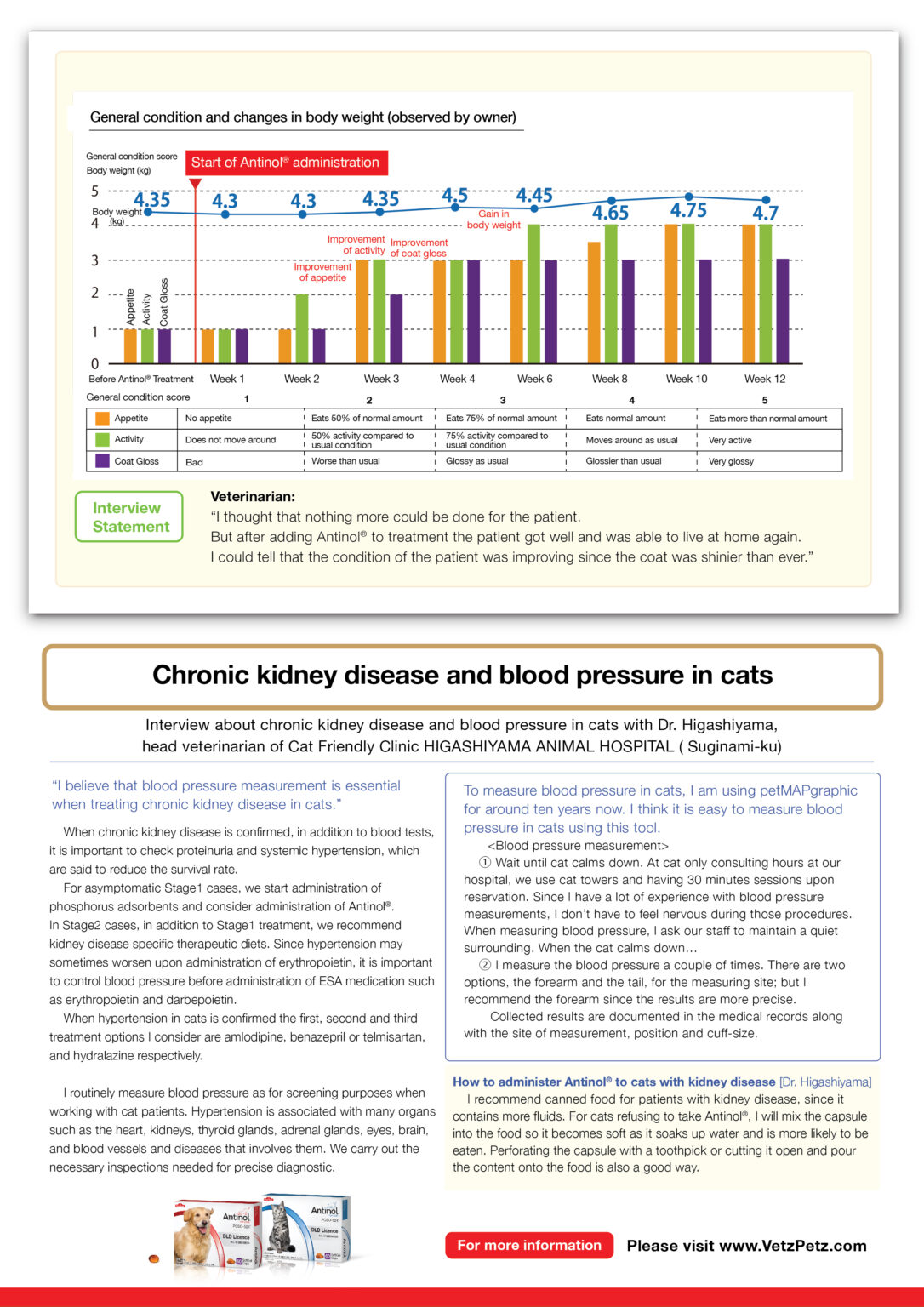 Report Clinical Results of Feline Patients with Chronic Kidney Disease ...