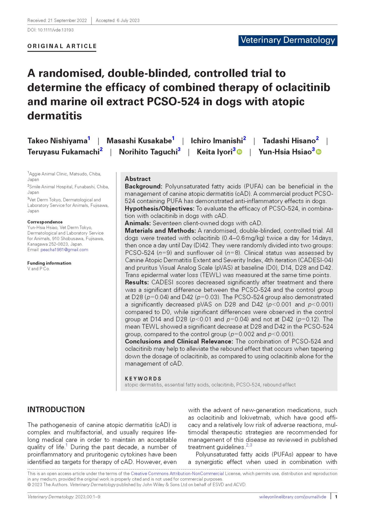 Vet Derm Tokyo Dermatological and Laboratory Service for Animals ...